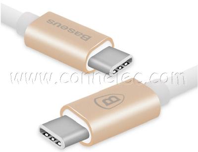 China Brand new and original BASEUS double type C cable with package, Baseus double Type C cable for sale