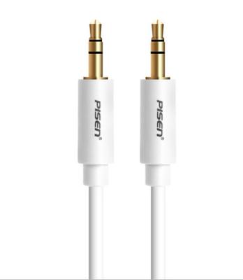 China Brand new and original Pisen double 3.5mm stereo audio cable, Pisen 3.5mm stereo audio cable for sale