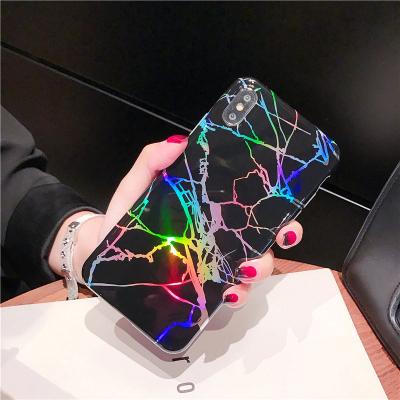 China Iphone Xs Max TPU laser marble case, Iphone Xs Max protective TPU case, Iphone Xs Max accessories for sale