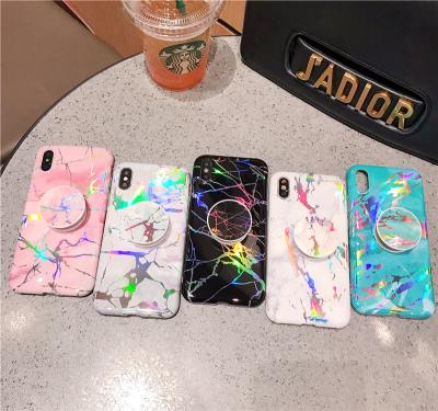 China Iphone Xs Max TPU laser mable case with holder, Iphone Xs Max protective TPU case, Iphone Xs Max accessories for sale