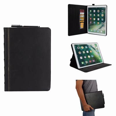 China Ipad air 1/2/Ipad pro 10.5''/Ipad pro 9.7''/Ipad 2017/Ipad 2018/Ipad mini 1 2 3 4 wallet leather case with pen holder for sale