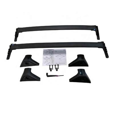China Aluminum SUV Car Roof Rack Side Rail for Toyota RAV4 2019+ Models in Black - 1 Pair Cross Bars for sale