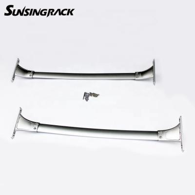 China Silver Aluminum Roof Rack Cross Bars for Nissan Rogue 2014+ | 2 Cross Bars with 4 Rubber Pads | OEM Quality for sale
