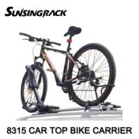 China 8315 Universal Aluminum Alloy Car Roof Bike Carrier with 72mm Tire Width and 90cm Cross Bar Spacing for sale