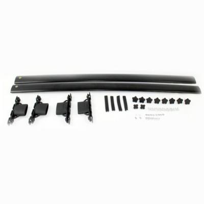 China Aluminum Roof Mount Cross Bars for Toyota Highlander 2008-2013 Black 150lb Capacity for sale