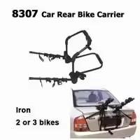 China 8307 Universal Steel Car Rear Bike Carrier for 3 Bikes - 5.1kg Weight, 76×54×55cm Package for sale