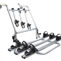 China 8317 Universal Aluminum Car Rack Rear Bike Carrier for 3 Bikes - 15kg Capacity 113cm Package for sale