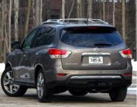 China Aluminum Black Roof Rack Cross Bars for Nissan Pathfinder 2005-2012 165lb Capacity for sale