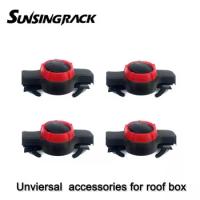 China Universal Aluminum Roof Box Lock Parts Kit - 100×30×20cm Packing Size with 100 Sets MOQ for 4x4 SUV Vehicles for sale