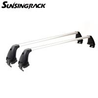China Aluminum Roof Mount Cross Bars for Nissan Qashqai 2008 2 Pack Silver for sale