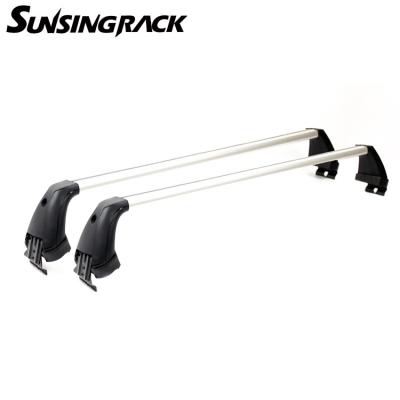 China Aluminum Roof Mount Cross Bars for Nissan Qashqai 2008 2 Pack Silver for sale