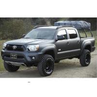 China Aluminum Roof Side Rails and Cross Bars for Toyota Tacoma Black 2 Bar Set for sale
