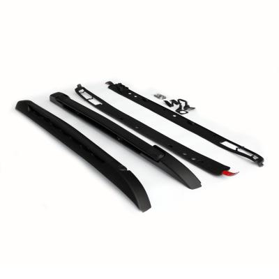 China Aluminum Roof Side Rails and Cross Bars for Toyota Tacoma Black 2 Bar Set for sale