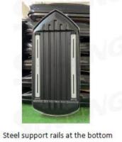 China RB500 Universal Car Roof Box 75kg Capacity 207x83x35cm with Double-Side Lock System and Quick Clamp Installation for sale
