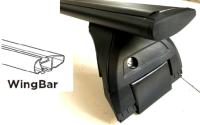 China Aluminum Roof Rack Cross Bars for Jeep Wrangler - Black Finish Roof Mount Luggage Rack System for sale