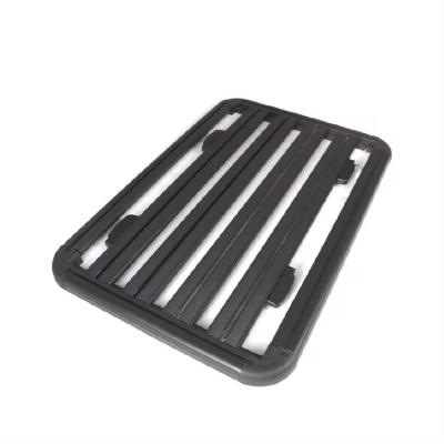 China SUNSING 8105H Universal Car Roof Basket 75kg Capacity 127x98cm Aluminum Luggage Carrier with Lock for sale
