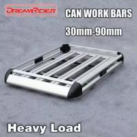 China DREAMRIDER 8105D Aluminum Steel Nylon Roof Rack with 75kg Capacity for SUV 4x4 Vehicles with Raised Rails for sale