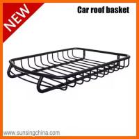 China 8107A Universal NO RUST Steel Car Roof Basket 100kg Capacity 120×100cm/140×100cm with 3-5 Year Warranty for sale