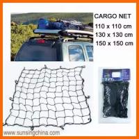 China Universal Nylon Car Roof Cargo Net 130x130cm or 150x150cm with 5mm/7mm Rope Diameter for Luggage Carrier for sale