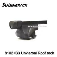 China SUNSING 8102+B3 Universal Steel Roof Cross Bars 120-137cm Length 55mm Width Zinc Plated for 4x4 Vehicles for sale