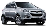 China Aluminum Car Roof Rack Side Rails Bolts Fixing for Hyundai IX35 2010 Silver for sale