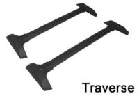 China Aluminum Roof Rack Cross Bars for Chevrolet Traverse 2012-2017 135cm Black for sale