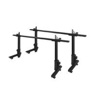 China Aluminum Black Roof Rack Cross Bars Universal 2 Pack for Pick Up Trucks 150 lbs Capacity for sale