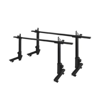 China Aluminum Black Roof Rack Cross Bars Universal 2 Pack for Pick Up Trucks 150 lbs Capacity for sale