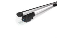 China Sunsing 8018+B6 Aluminum Car Roof Cross Bars Universal Fit Flush Rails 80mm Wingbar Black for sale