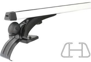 China Black Aluminum Roof Rack Cross Bars Universal Fit for Sedans 120cm Load Capacity for sale