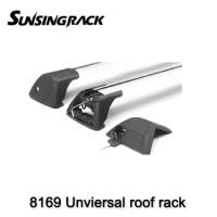 China SunsingRACK 8169 Aluminum Alloy Roof Cross Bars 4x4 Luggage Rack with Locks 75kg Load Capacity for sale