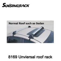 China SunsingRACK 8169 Aluminum Alloy Roof Cross Bars 4x4 Luggage Rack with Locks 75kg Load Capacity for sale