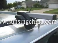 China Sunsing 8114B+B4 Aluminum Square Roof Cross Bars Universal Raised Rails with Locks 120cm for sale