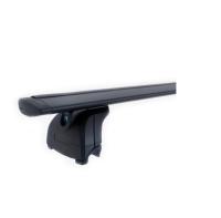 China Aluminum Car Roof Cross Bars 80mm Universal Fit for Flush Rails Quick Open Plastic End Hole Fixings for sale