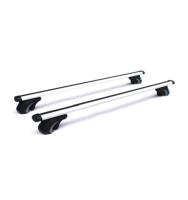 China 8182+B1 Aluminum Oval Roof Cross Bars 120-137cm Universal Fit for 4x4 Vehicles with 26kg Capacity for sale