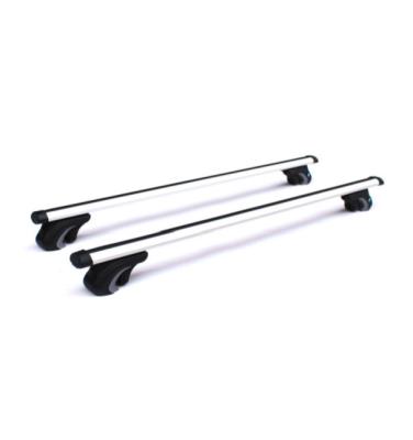 China 8182+B1 Aluminum Oval Roof Cross Bars 120-137cm Universal Fit for 4x4 Vehicles with 26kg Capacity for sale