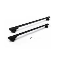 China 8114+B3 Steel Car Roof Cross Bars 120cm-137cm Universal Fit with Zinc Plating for Raised Rails for sale