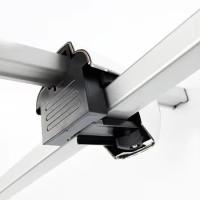 China 8114+B3 Steel Car Roof Cross Bars 120cm-137cm Universal Fit with Zinc Plating for Raised Rails for sale