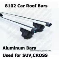 China 8102C+B6 Aluminum Wingbar Car Roof Cross Bars 120-137cm Length 80mm Width Universal Fit for 4x4 Vehicles for sale