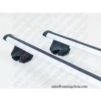 China 8102B+B3 Zinc-Plated Steel Roof Cross Bars 120cm-137cm Universal Fit for Vehicles with Raised Rails for sale