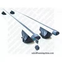 China 8102B+B3 Zinc-Plated Steel Roof Cross Bars 120cm-137cm Universal Fit for Vehicles with Raised Rails for sale