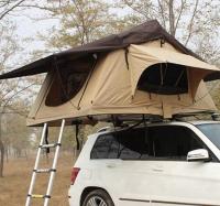 China 2-4 Person Car Roof Tent 240x140cm with Waterproof 429D Canvas for Year-Round Camping for sale