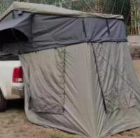 China 420D Plaid Canvas Car Side Awning with PU Coating - UV Resistant Vehicle Camping Shelter for sale