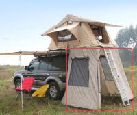 China 420D Plaid Canvas Car Side Awning with PU Coating - UV Resistant Vehicle Camping Shelter for sale