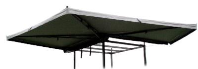 China 420D Fabric Car Side Awning with 200cm Poles, PU 2000mm Waterproof & UV50+ Protection for Outdoor Camping for sale