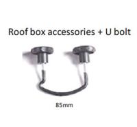 China Universal Aluminum Car Roof Box Lock Parts 100×30×20cm Package for 4x4 SUV Accessories for sale