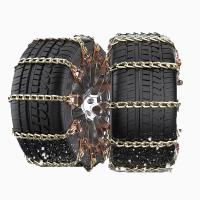 China Universal Anti-Skid Snow Chains with Coarse Manganese Steel - Fits 165-285mm Wheel Widths, 100 SETS MOQ for sale