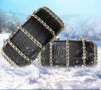 China Universal Anti-Skid Snow Chains with Coarse Manganese Steel - Fits 165-285mm Wheel Widths, 100 SETS MOQ for sale
