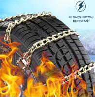 China Universal Anti-Skid Snow Chains with Coarse Manganese Steel - Fits 165-285mm Wheel Widths, 100 SETS MOQ for sale