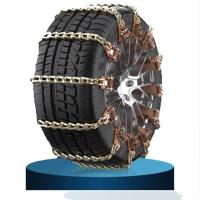 China Universal Anti-Skid Snow Chains with Coarse Manganese Steel - Fits 165-285mm Wheel Widths, 100 SETS MOQ for sale